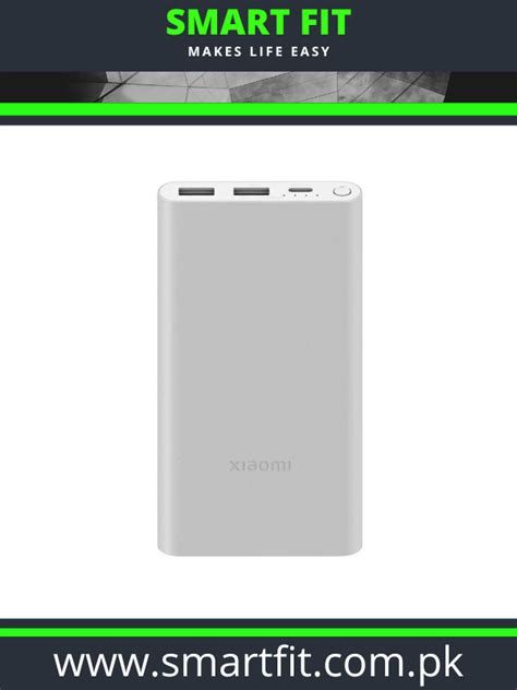 Xiaomi Mi Mah W Power Bank Usb C Two Way Fast Charge Powerbank Portable Charger Silver