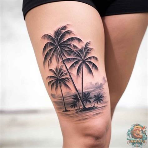 Unleashing The Tropical Vibe The Beauty And Symbolism Of Palm Tree Tattoos Designs