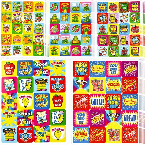 1000 Pcs Teacher Stickers For Students Reward Stickers For