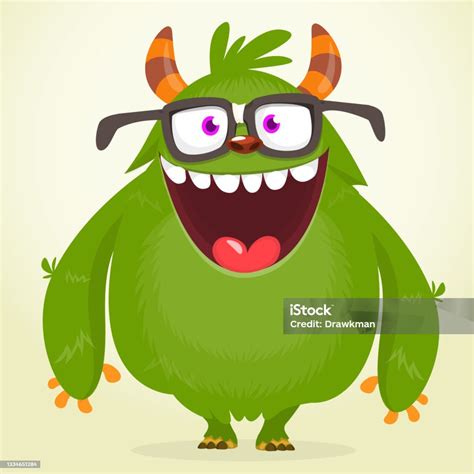 재미있는 만화 모피 괴물 캐릭터 귀엽고 행복한 신화 외계인의 일러스트 가공의 인물에 대한 스톡 벡터 아트 및 기타 이미지