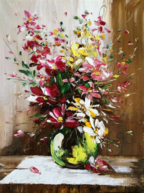 Картина Букет Размеры 30x40 Год 2016 Цена 8850 рублей Художник