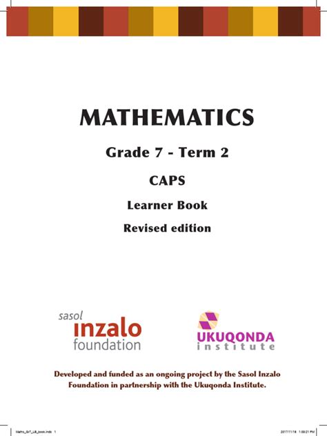 Math Gr7 Learner Book Term 2 1 Pdf