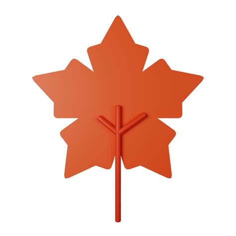 Maple Leaf 3d Icon Illustration 36005756 Png