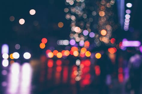 Blurred City Lights