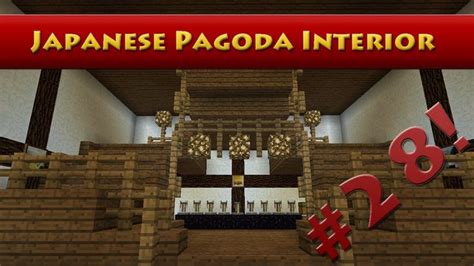 Minecraft Tutorial Japanese Pagoda Interior