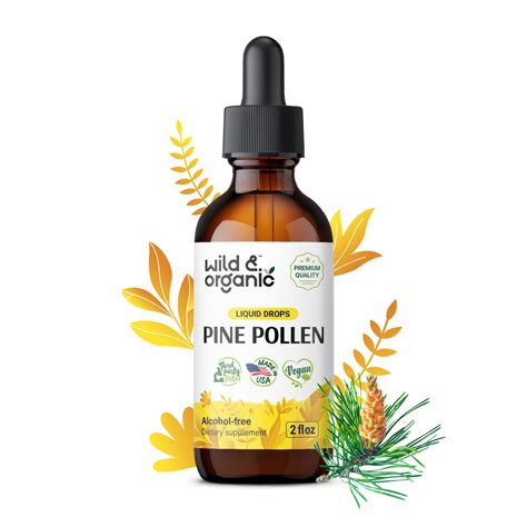 Buy Pine Pollen Tincture 2 Fl Oz Bottle Wild And Organic