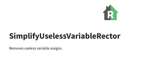 Simplifyuselessvariablerector Rector Automated Way To Instantly Upgrade And Refactor Any Php