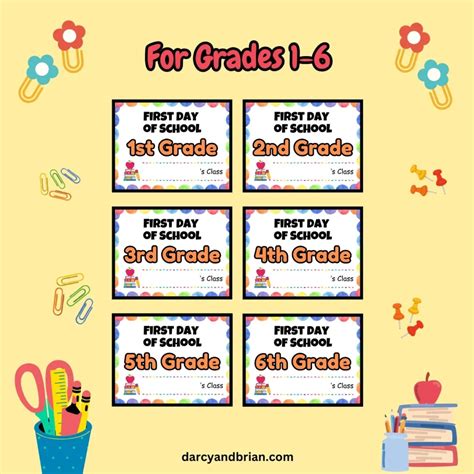 Printable Teacher First Day Of School Sign