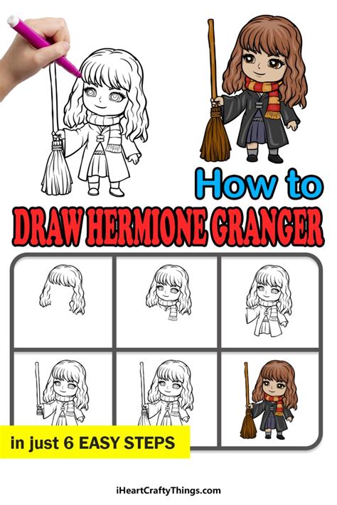 Hermione Granger Drawing How To Draw Hermione Granger Step By Step