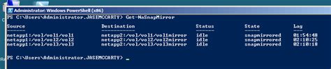 Netapp Snapmirror Monitor Script Part 2 Using Poshontap Jases Place