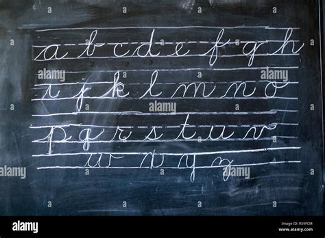 Chalkboard Font Alphabet Cursive