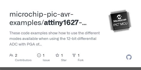 GitHub Microchip Pic Avr Examples Attiny How To Use The Bit Differential Adc With Pga