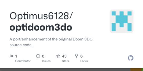 Github Optimus6128optidoom3do A Portenhancement Of The Original