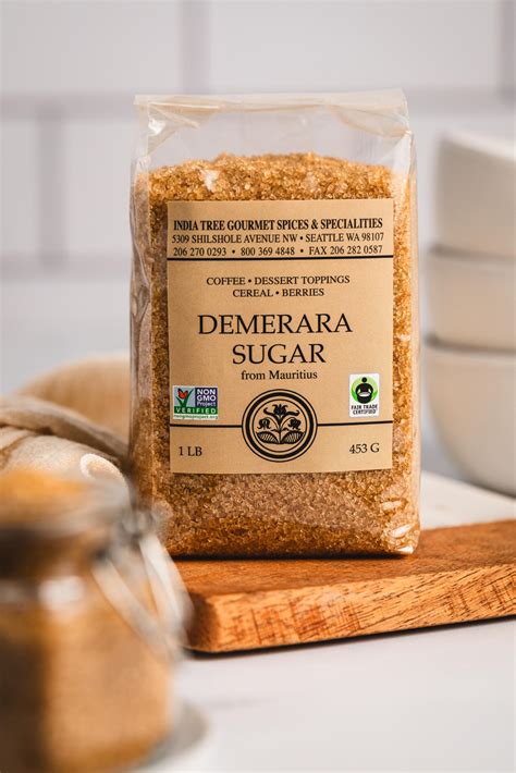 Demerara Sugar Large Golden Crystals India Tree