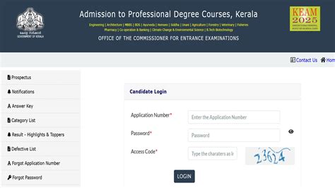 KEAM 2025 Option Entry Window Closes on July 16, Apply at cee.kerala ...