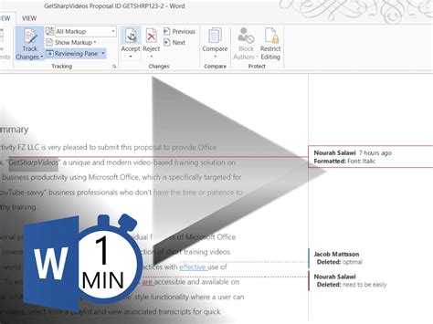 How To Accept Or Reject Tracked Changes In Word