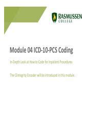 In Depth Guide To ICD PCS Coding For Inpatient Procedures Course Hero