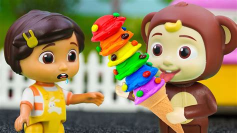 Ice Cream Song Colorful Ice Cream Play With Cocomelon Toys Nursery