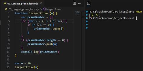 [js] hackerrank largest prime factor by aiya aiyara medium