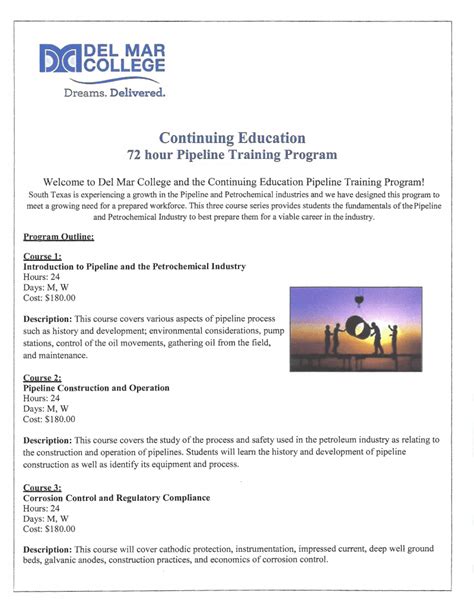 Dmc Pipeline Class Introduction Coastal Compass Education And Career