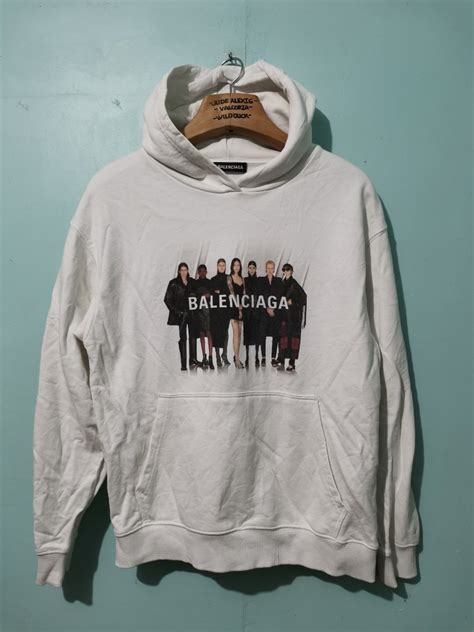 Balenciaga Hoodie Mens Fashion Coats Jackets And Outerwear On Carousell