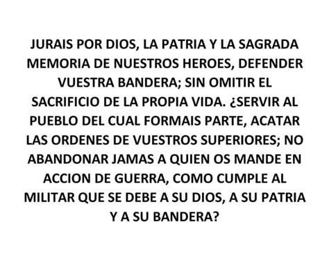 Juramento Del Soldado Docx