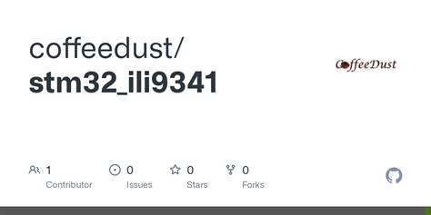 github coffeedust stm32 ili9341