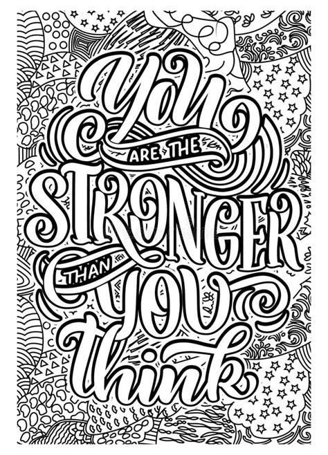 Adult Coloring Pages Quotes Printable