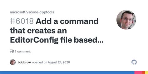Add A Command That Creates An Editorconfig File Based On Vc Formatting Settings · Issue 6018