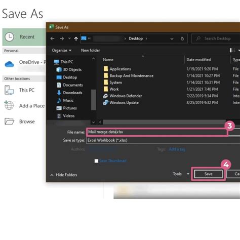 Step By Step Excel To Word Mail Merge Mastery