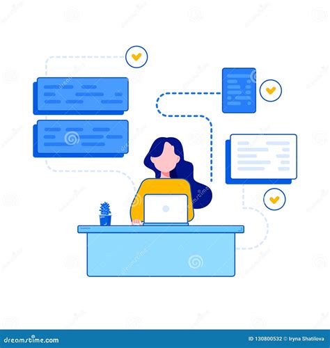 Programmer And Development Illustration Stock Vector Illustration Of Knowledge Coding 130800532