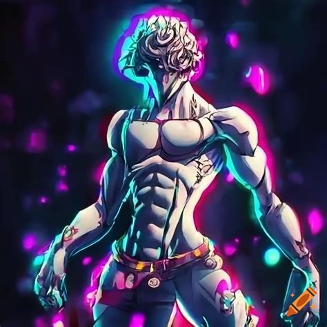 Glitch Art Of A Gray Anime Stand On Craiyon