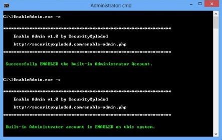 Enable Admin Download Command Line Tool To Quickly Enable Or Disable Built