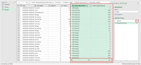 power query techniques merging tables of data accountingweb