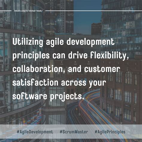 Michael Hesek On Linkedin Agiledevelopment Scrummaster Agileprinciples