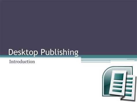 Desktop Publishing Ppt
