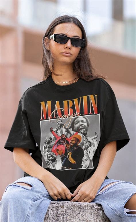 Marvin Gaye Inspired Vintage Homage Classic Graphic Vintage Inspire