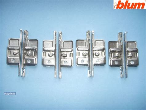 4 X Pairs Of Blum Zsf 170 02 01 Kitchen Drawer Front Fixing Brackets Ebay Uk