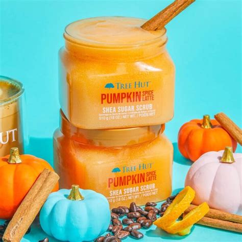Tree Hut Pumpkin Spice Latte Shea Sugar Exfoliating Hydrating Body Scrub 18 Oz Felicity
