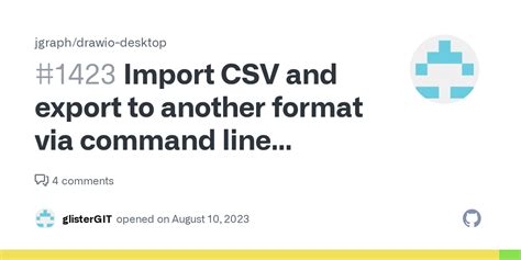 Import Csv And Export To Another Format Via Command Line Stopped
