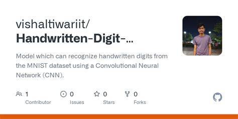 Github Vishaltiwariit Handwritten Digit Recognition On Mnist Dataset