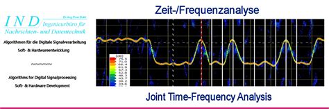 Zeit Frequenzanalyse Von Ind Dr Ing Peer Dahl