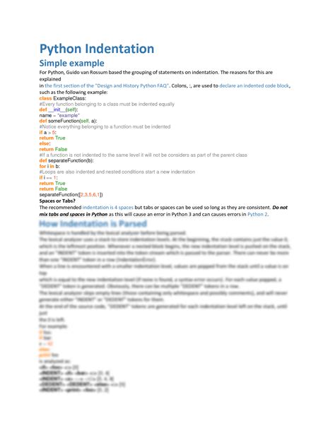Solution Python Indentation Studypool