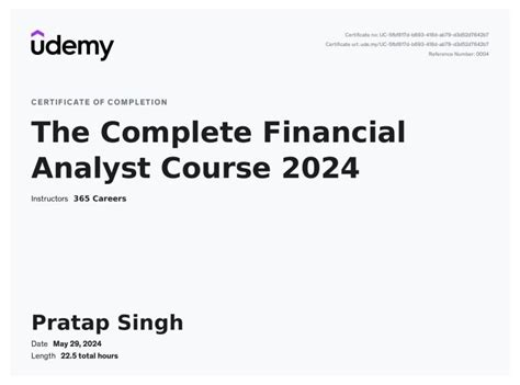 Pratap Singh On Linkedin Udemy Financialanalysis Continuouslearning