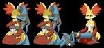Pool Delphox Turn Lucario Into Horny Anthro Girl Takau E