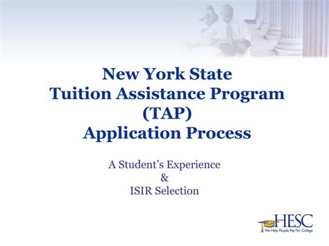 Ppt New York State Tuition Assistance Program Tap Application Process Powerpoint