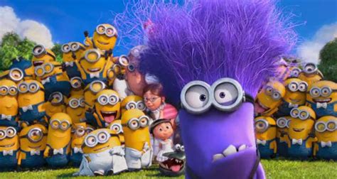 Cute Purple Minions Wallpaper