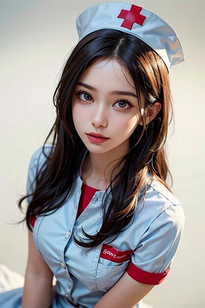 Premium Photo Young Beautiful Nurse Wearing Nurse Uniform Hospital