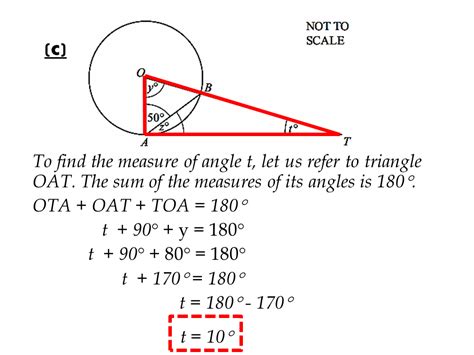 Tangent To A Circle IGCSE At Mathematics Realm