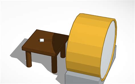 3d Design Bass Drum Tinkercad